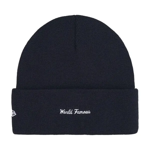 Supreme New Era Bo Logo Beanie - Navy