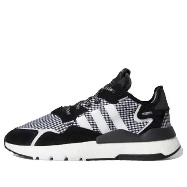 Adidas Nite Jogger Low Top Sneakers - Black