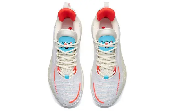 ANTA Light Horseman 3 Sneakers - White/blue/red