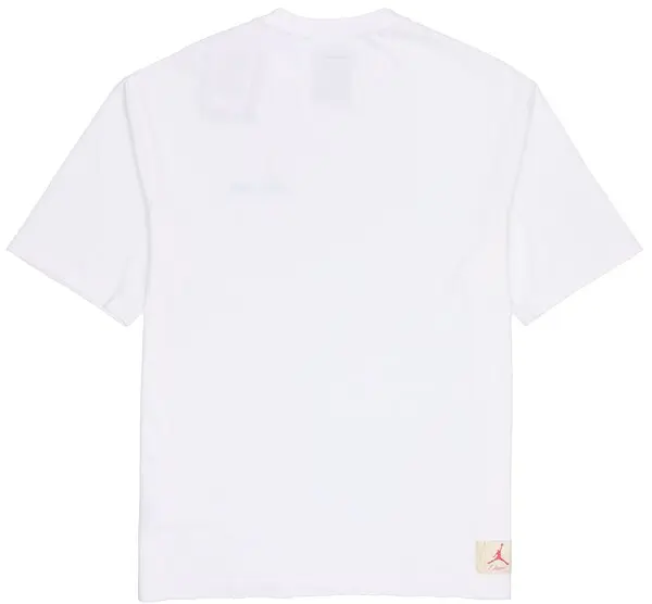 JORDAN X Union Crossover Ss22 Solid Color Breathable Logo Round Neck Short Sleeve Asia Edition White - Default Color
