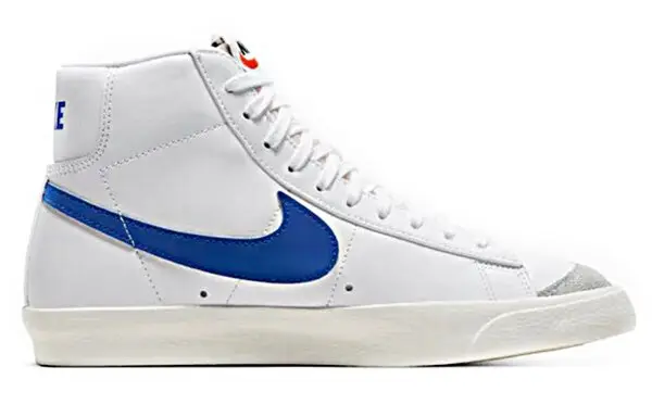 Nike Blazer Mid '77 High Top Sneakers - Blue/white