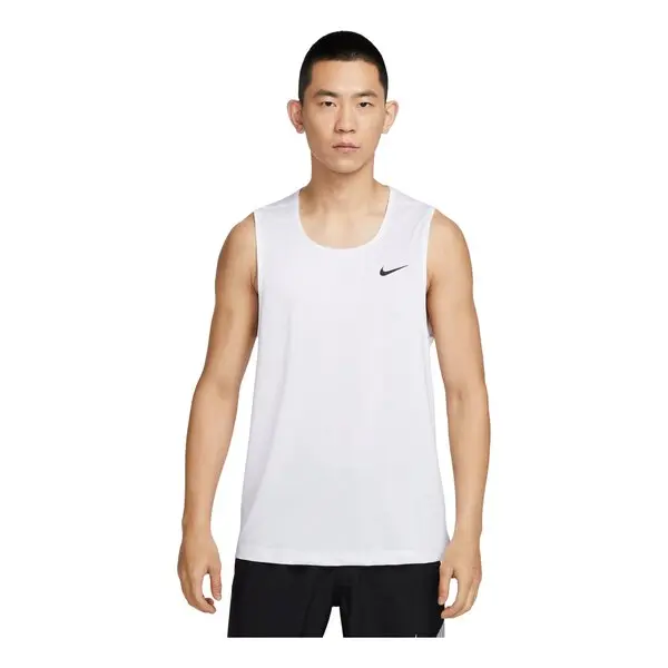 Nike Dri-fit Hyverse Fitness Tank - White