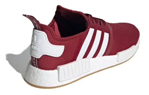 Adidas Nmd_r1 Burgundy Gum Sneakers - Red/white