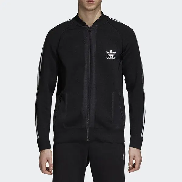 Adidas Originals Bf Knit Tt Track Jacket - Black