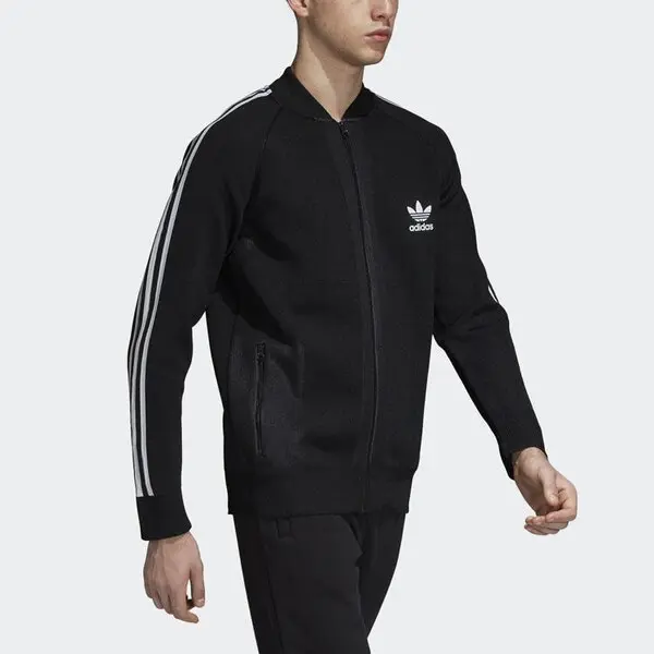 Adidas Originals Bf Knit Tt Track Jacket - Black