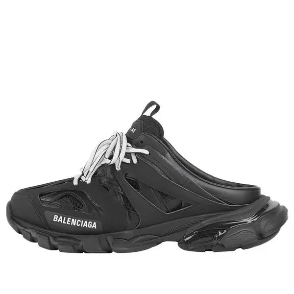 Balenciaga Track Flat Shoes - Black