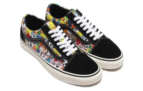 VANS Old Skool Graphic Print Lace-up Sneakers - Default Color