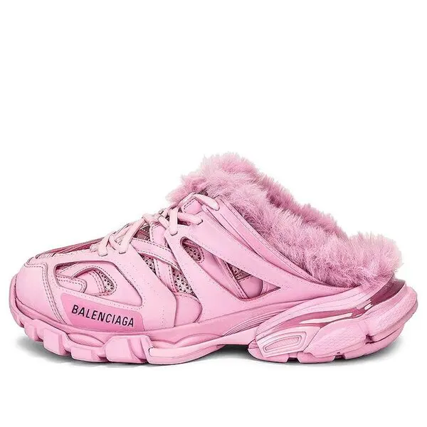 Balenciaga Track Mules - Pink