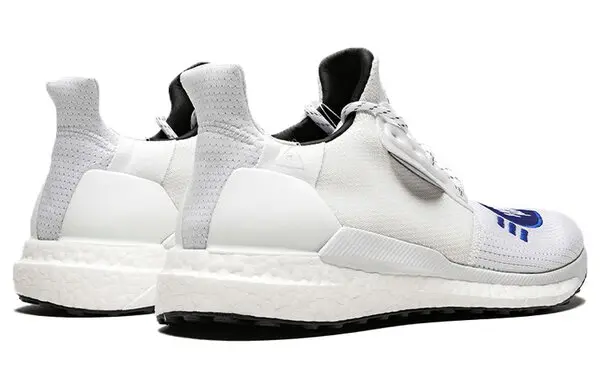 Adidas Human Made X Solar Hu Glide "blue Heart" Sneakers - White/blue