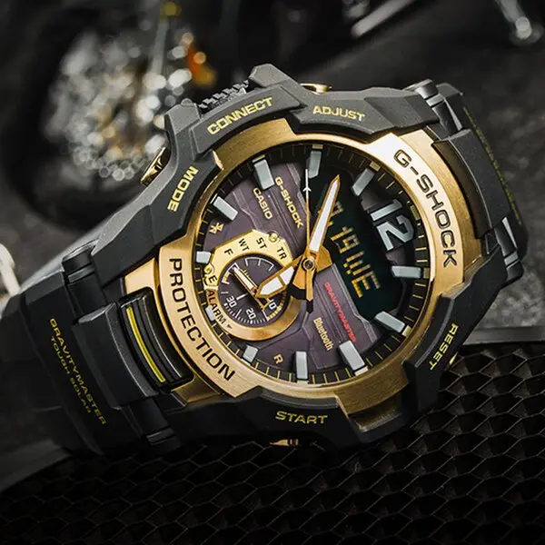 Casio G-shock Gravitymaster And Gold Smart Watch - Black