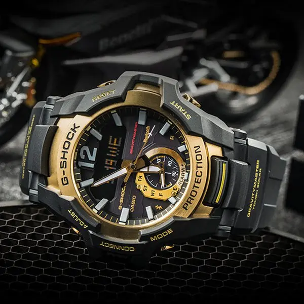 Casio G-shock Gravitymaster And Gold Smart Watch - Black