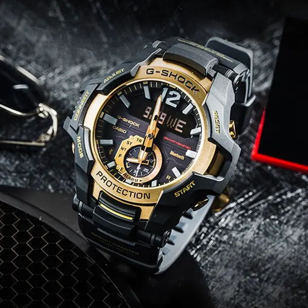 Casio G-shock Gravitymaster And Gold Smart Watch - Black
