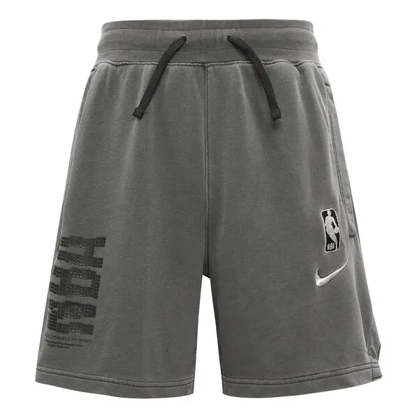 Nike Nba Loose Fit Basketball Shorts - Grey