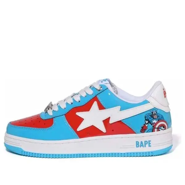 A BATHING APE X Marvel Sta Low "captain America - Default Colorway