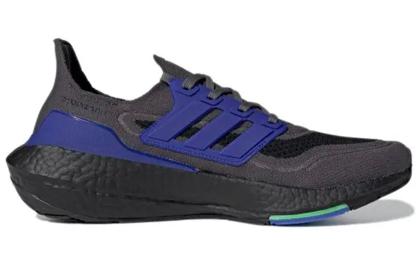 Adidas Ultraboost 21 Sneakers - Grey Five/core Black/screaming Green