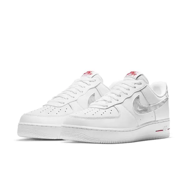 Nike Force 1 Low "topography Pack - White/red/black