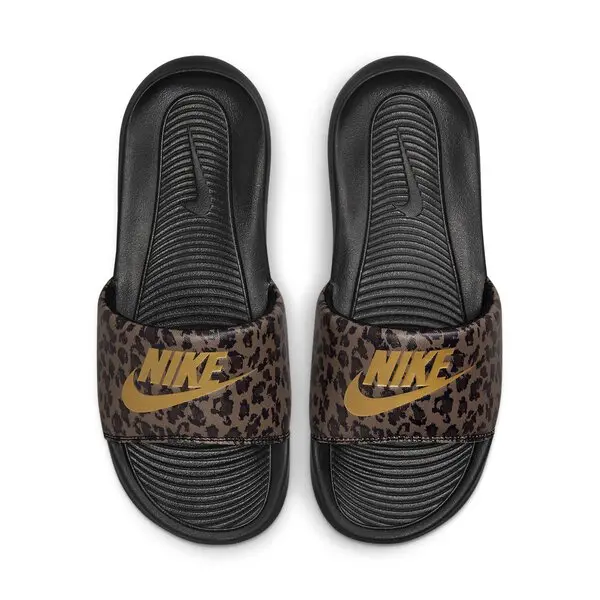 Nike Victori One Printed Slide - Black/brown