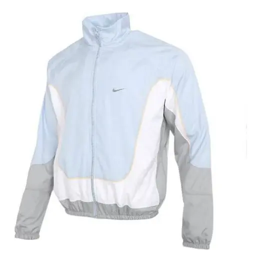 Nike Colorblock Basketball Track Jacket - Blue
