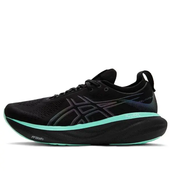 Asics Gel-nimbus 25 Lite-show Athletic Sneakers - Black/green