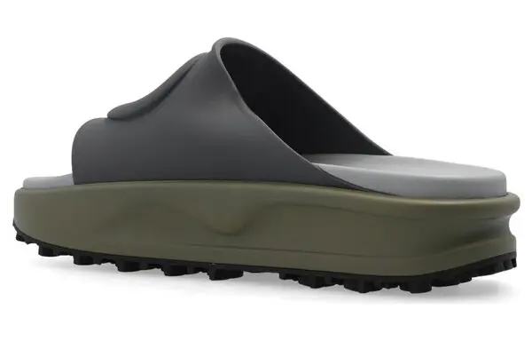 Gucci Interlocking G Slide - Dark Grey