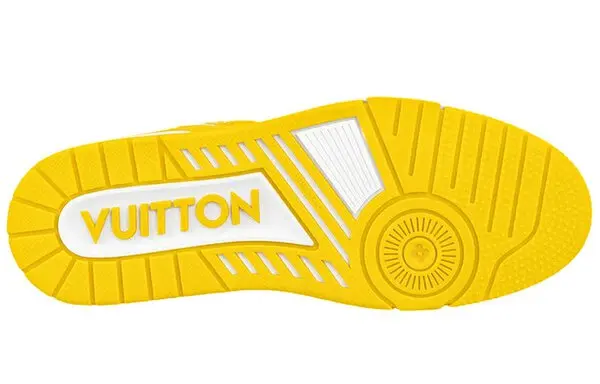 LOUIS VUITTON Trainer Sneakers - White/yellow