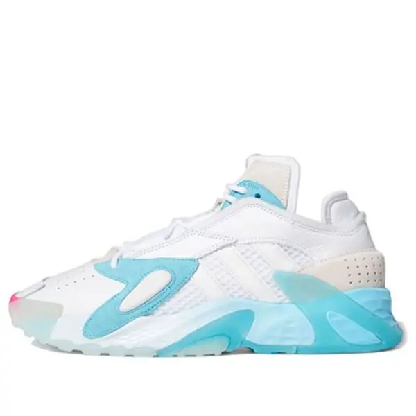 Adidas Streetball Mid Top Sneakers - Light Blue/white