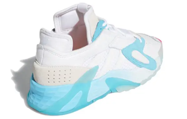 Adidas Streetball Mid Top Sneakers - Light Blue/white