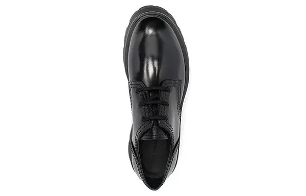 Alexander McQueen Wander Lace-up Platform Loafers - Black