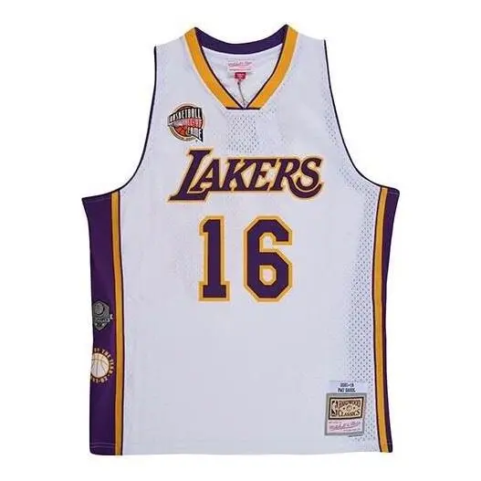 Mitchell & Ness X Nba Los Angeles Lakers Hall Of Fame Swingman Jersey 'pau Gasol 16 - White