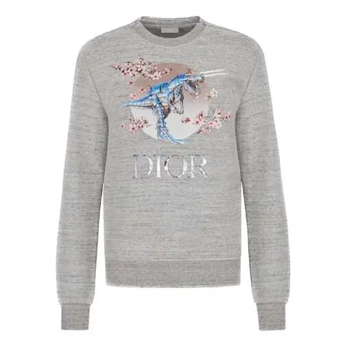 Dior Tyrannosaurus Rex Cherry Blossom" Sweatshirt