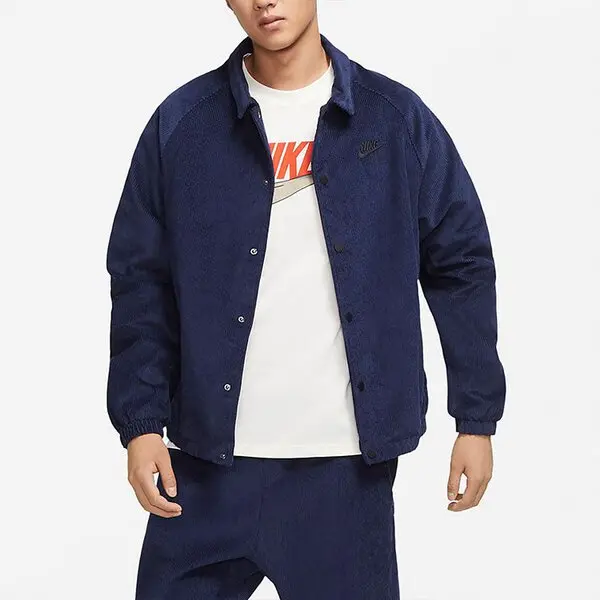 Nike Stack Logo Corduroy Jacket - Dark
