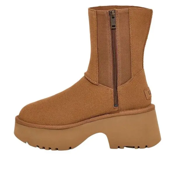 UGG Classic Twin Seam New Heights Boots - Chestnut