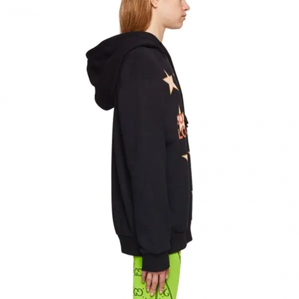 Gucci Logo Love Parade Cotton Hoodie