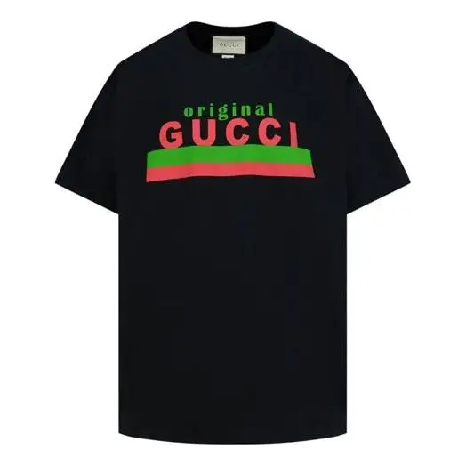 Gucci Original Print Oversize T-shirt - Black