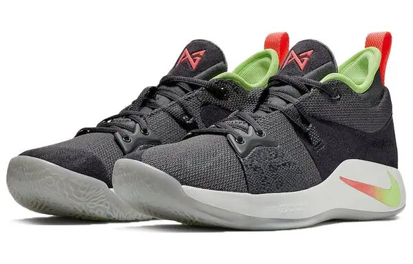 Nike Pg 2 "hot Punch" Basketball Sneakers - Black
