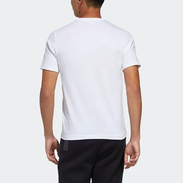 Adidas Easy As Tee Foot Ball Training Sports Round Collar Male