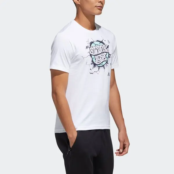 Adidas Easy As Tee Foot Ball Training Sports Round Collar Male