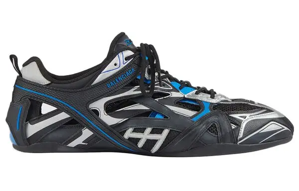 Balenciaga Drive Sneakers - Black/silver/blue