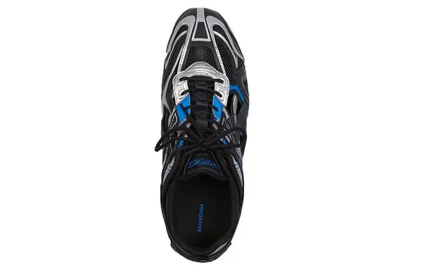 Balenciaga Drive Sneakers - Black/silver/blue