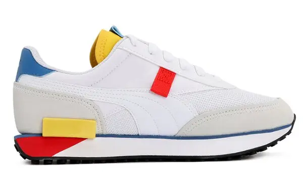 PUMA Future Rider "neon Play" Sneakers - White/yellow