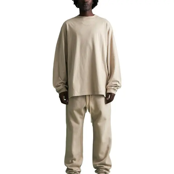 Fear Of God Fw23 Long Sleeve Tee 'silver Cloud