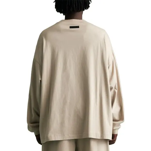 Fear Of God Fw23 Long Sleeve Tee 'silver Cloud