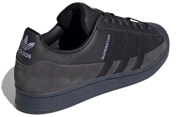 Adidas Originals Superstar "supermodified" Low Top Sneakers - Black/gray/blue