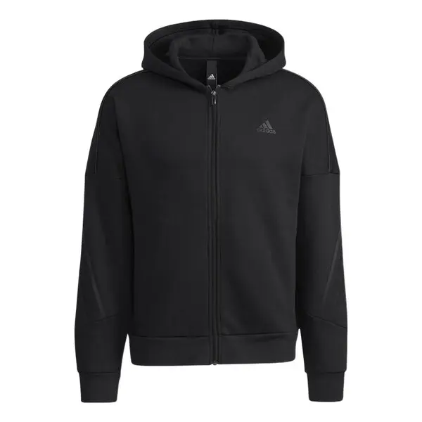 Adidas Athleisure Hooded Zipper Jacket - Multi-color