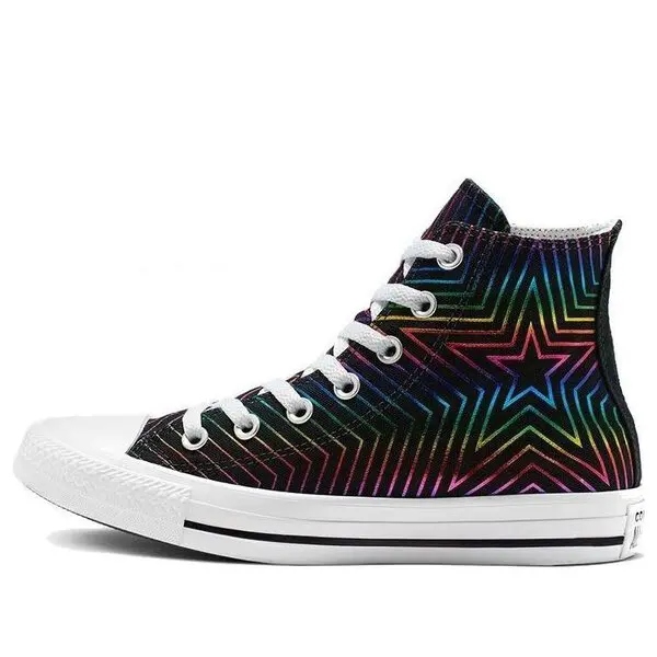 CONVERSE Chuck Taylor All Star High Top Sneakers With Star Graphic - Black