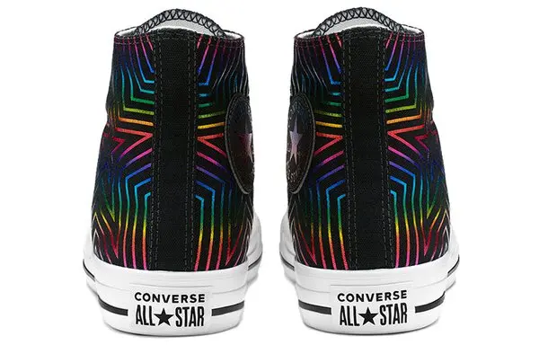 CONVERSE Chuck Taylor All Star High Top Sneakers With Star Graphic - Black
