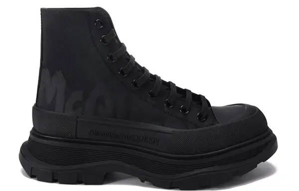 Alexander McQueen Tread Slick Lace Up Sneakers