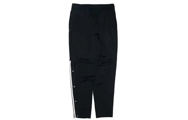 Adidas Sports Essentials Knitted Tricot Snap Pants - Black