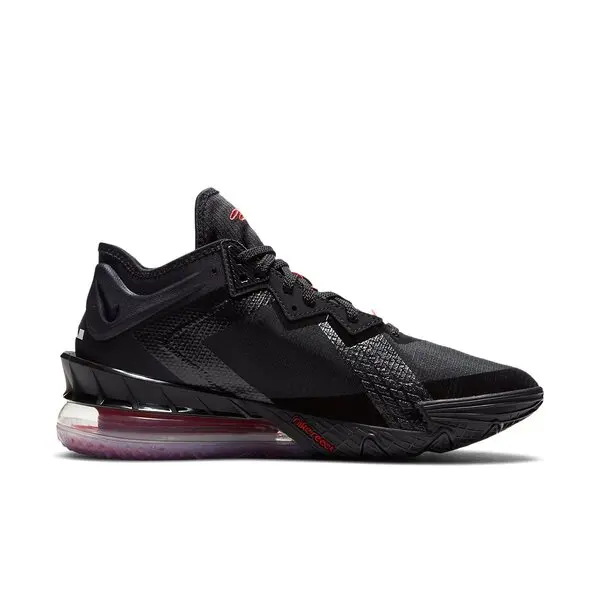 Nike Lebron 18 Low 'bred' Athletic Sneakers - Black