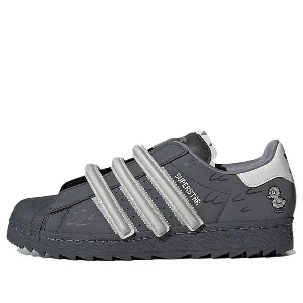 Adidas Melting Sadness X Superstar 80s Tr 'duck' Sneakers - Gray